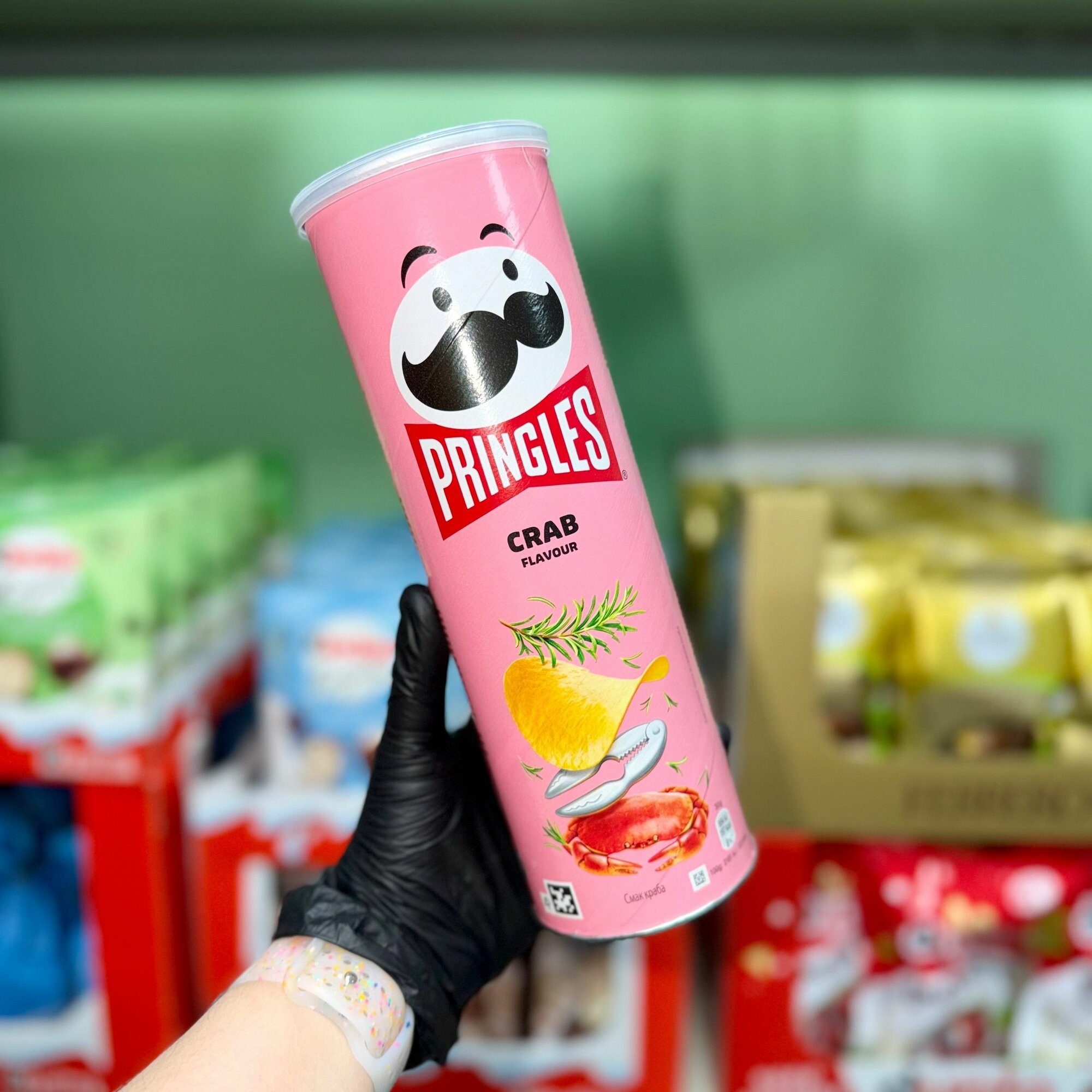 Картофельные чипсы Pringles Crab/Принглс с Крабом 165 гр.