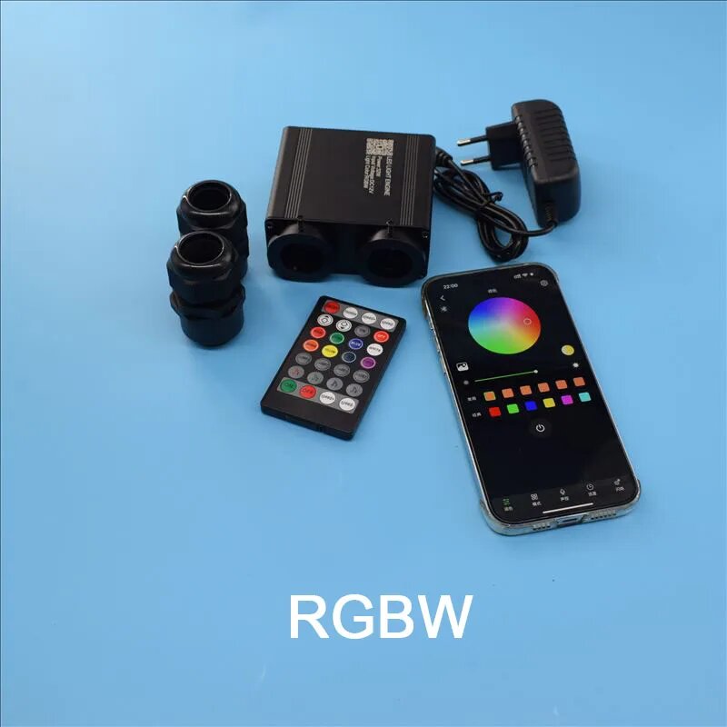Светодиодный оптоволоконный светильник RGBW, AU Plug