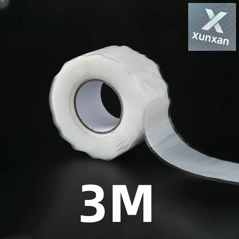 Самоклеющаяся герметизирующая лента для устранения протечек труб, водонепроницаемая термостойкая изоляционная лента для ванной, кухни и отопления, 0,5 мм