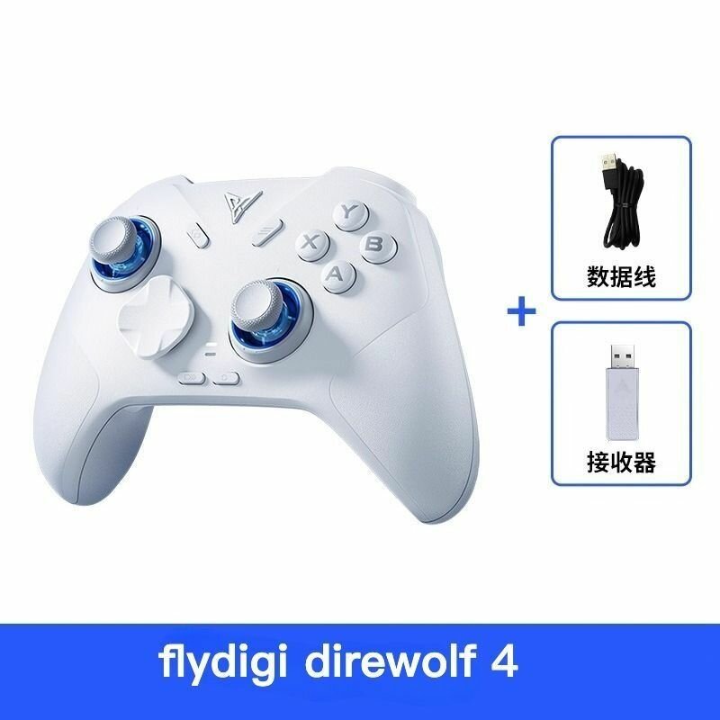 Эксклюзивный беспроводной геймпад Flydigi Direwolf 4 Hall Effect для ПК Xbox и Nintendo Switch в черном цвете