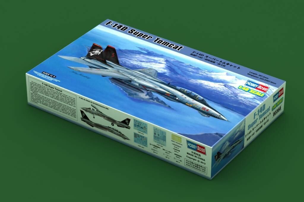 Hobbyboss 80368 1/48 F-14D Истребитель - кот Сборка моделей