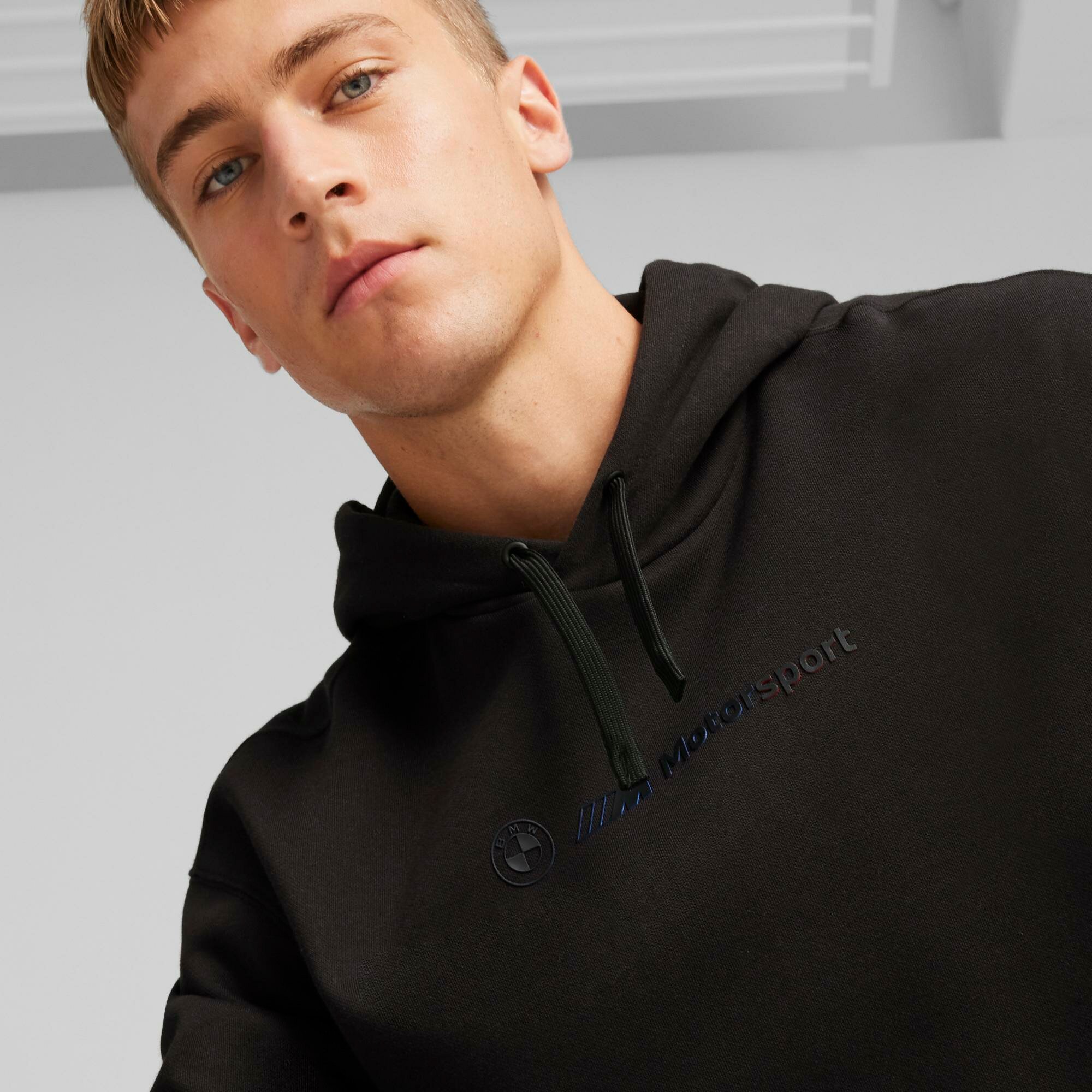 Худи PUMA BMW MMS (Logo) GraphicHoodie, размер L, , черный 1 — фото 1