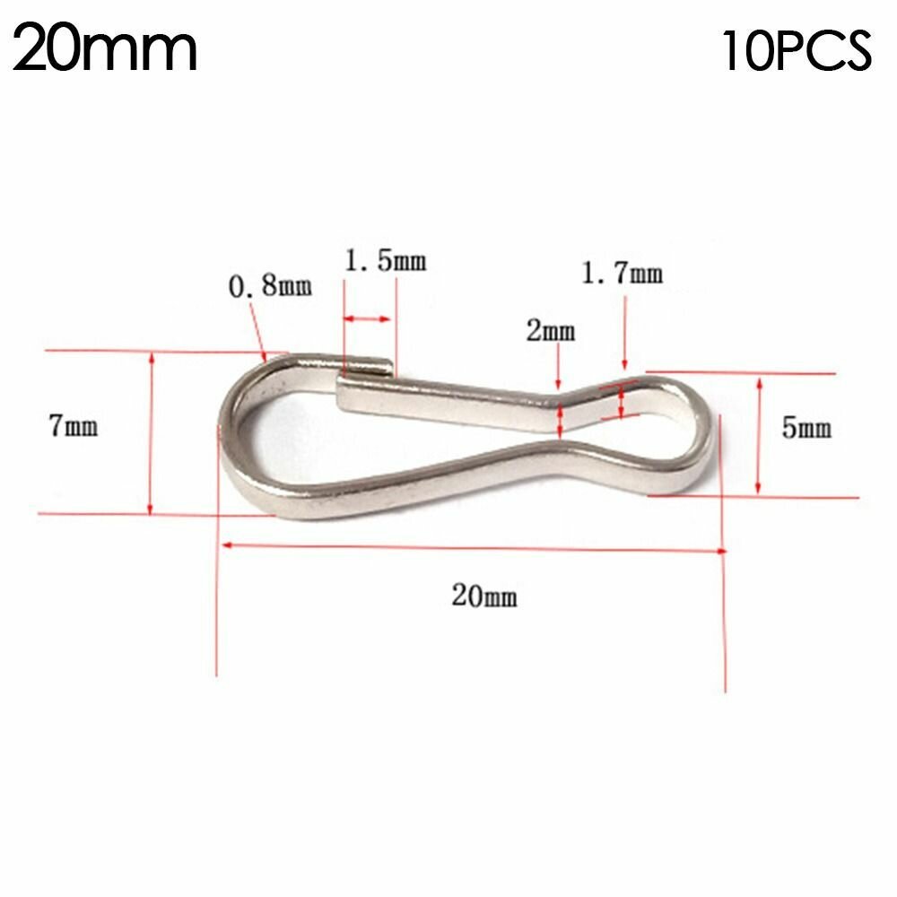 10pcs Зажимы для ключей