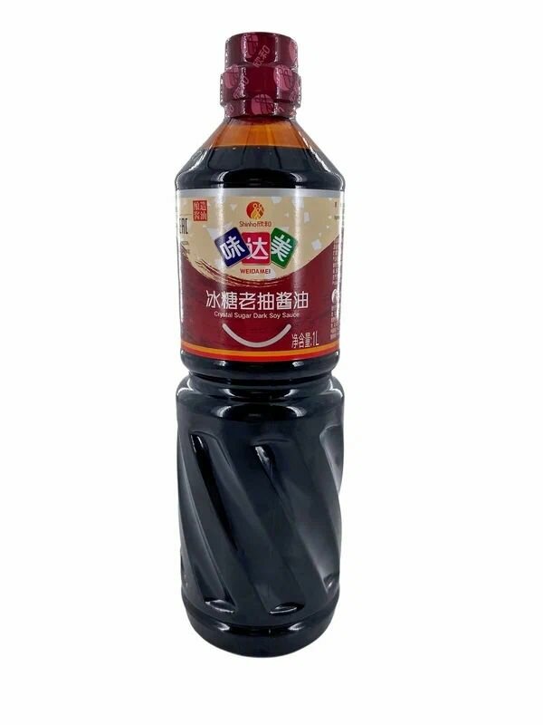 Китайский соевый соус темный Вейдамей (CRYSTAL SUGAR DARK SOY SAUCE WEIDAMEI) 1л