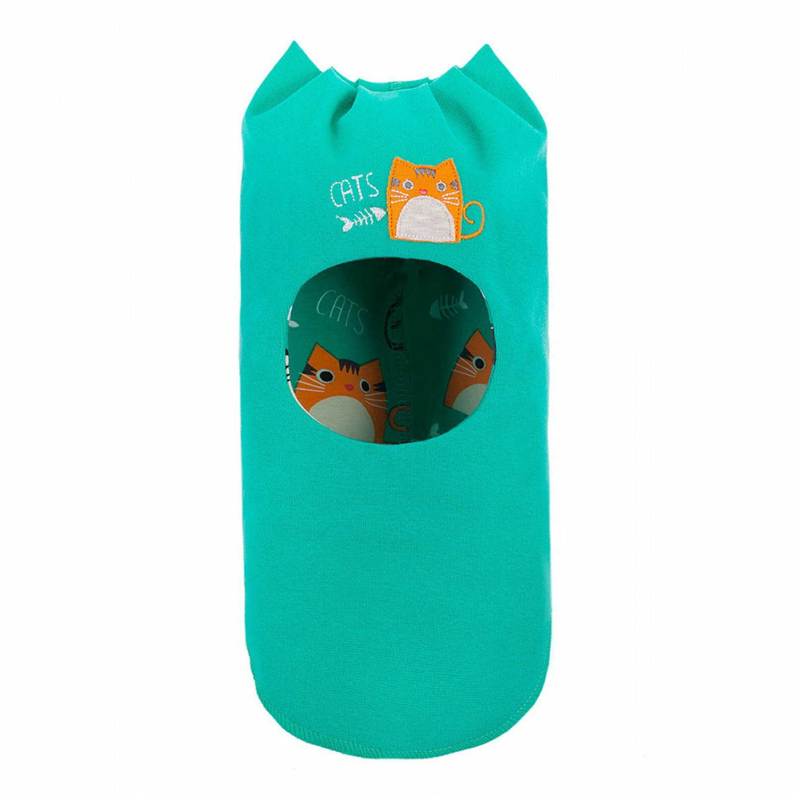 Шапка-шлем детская, зелёная, размер 44-46, состав ткани: хлопок