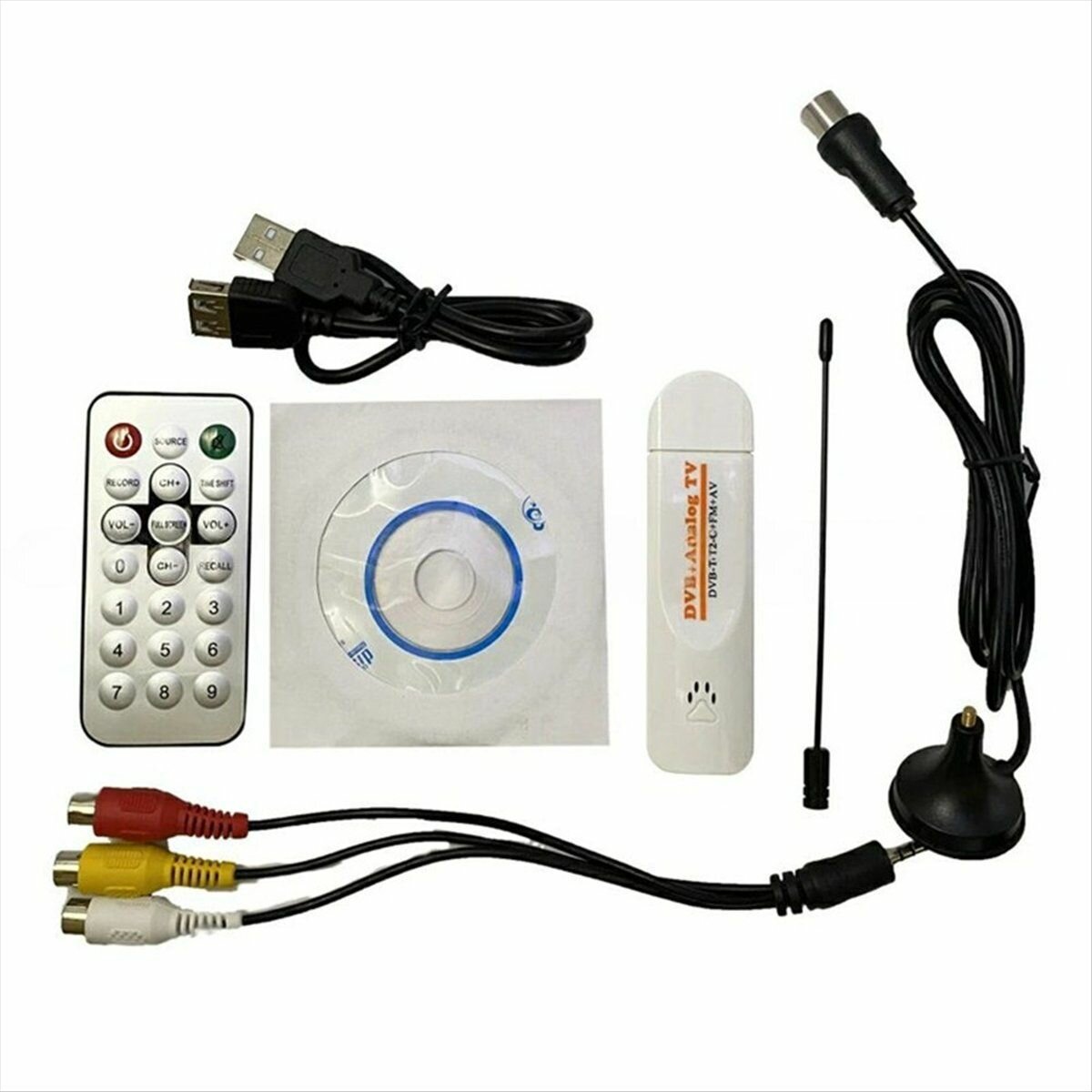 Цифровой спутниковый тюнер DVB T2 USB — фото 1