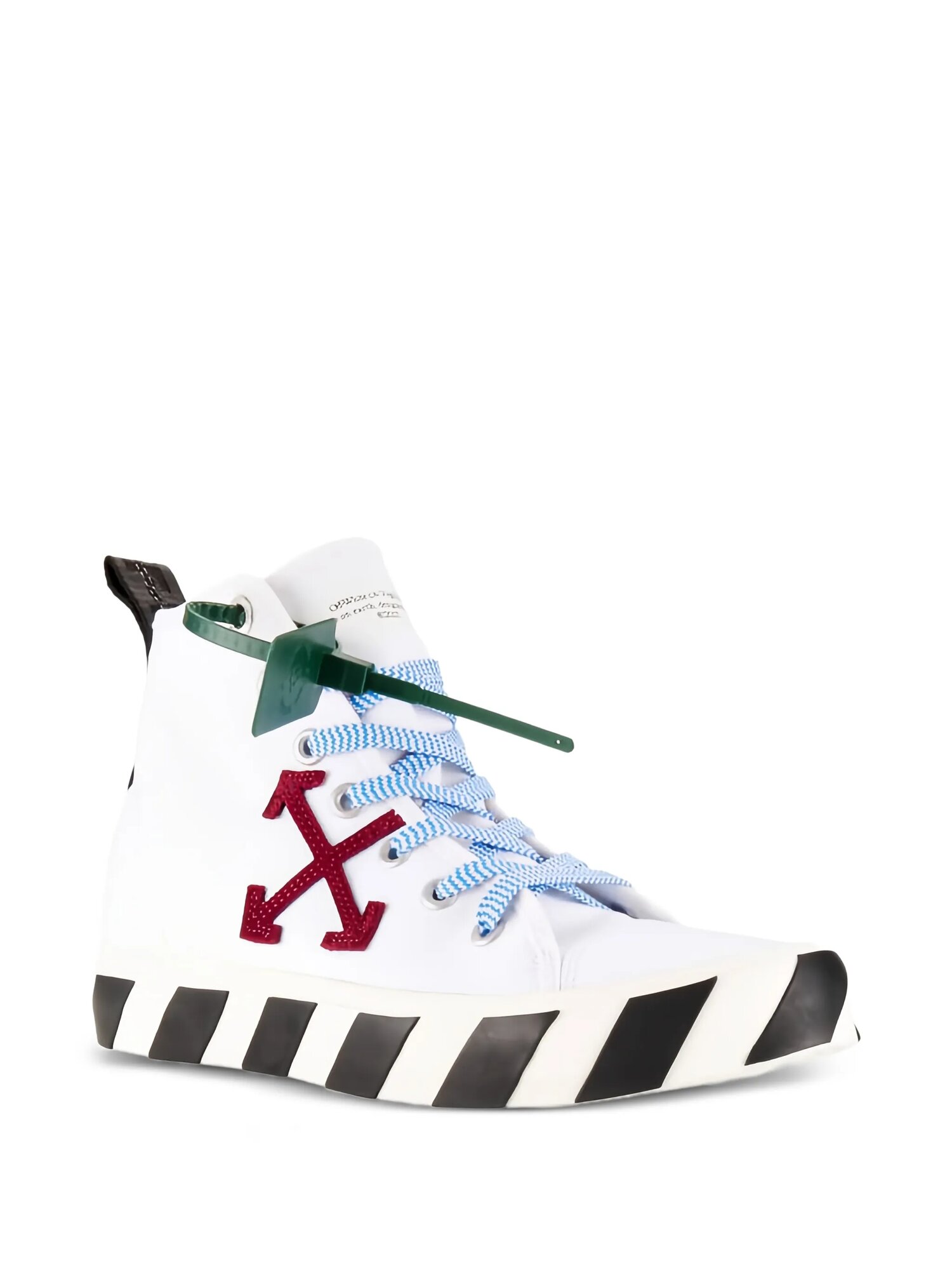 Кроссовки Off-White Vulcanized Arrow, размер 45, бежевый/белый — фото 1