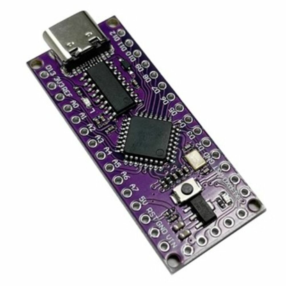 Плата разработчика Lgt8F328P-Lqfp32 Minievb, Type-C/Micro-USB, совместимая с Atmega328 Minievb Type-C Micro-USB совместимость с Atmega328