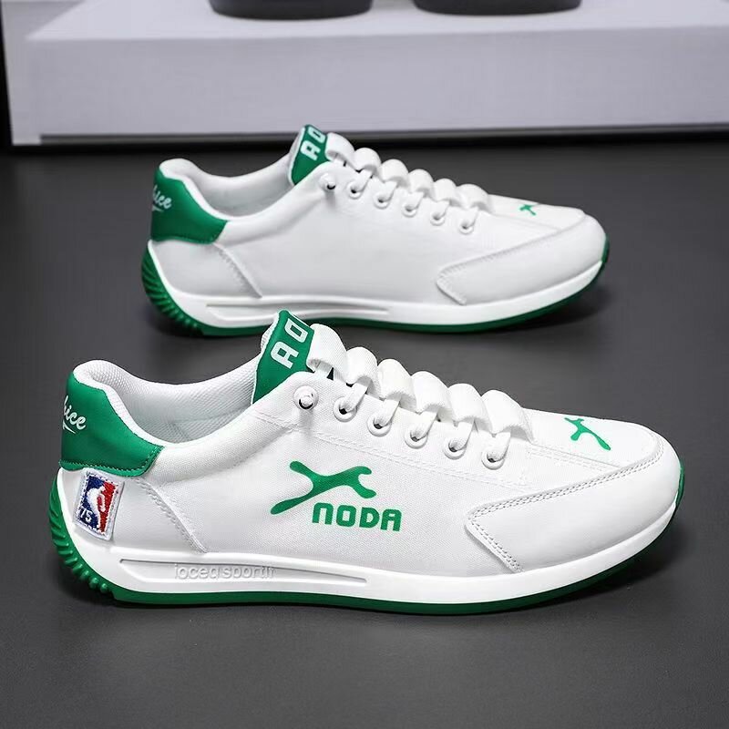 MOOCIE Мужские весенние парусиновые кроссовки в новом стиле, модные и универсальные кеды для подростков. EU:42