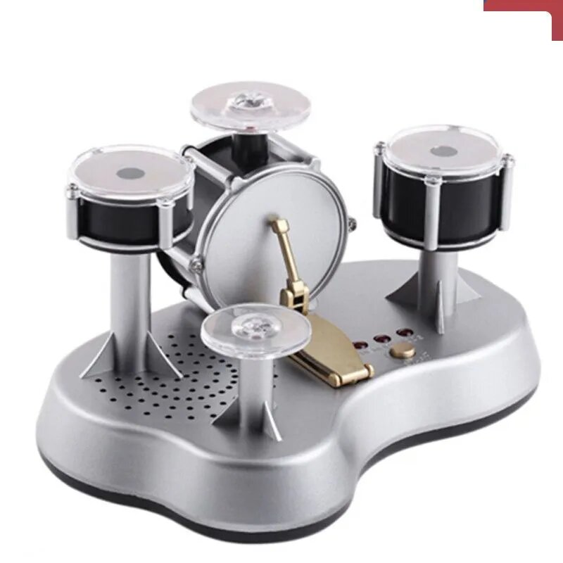 Мини-пальцевая джазовая ударная сенсорная настольная электронная барабанная установка без батареи