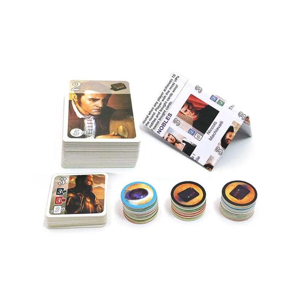 Настольная игра Роскошь (Splendor Mini) для взрослых и детей, 2-6 игроков, бумага, фабричное производство — фото 1