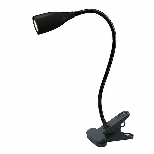 Светильник настольный 4W UL-00010746 ULM-D501 4W-4000K BLACK на прищепке черный