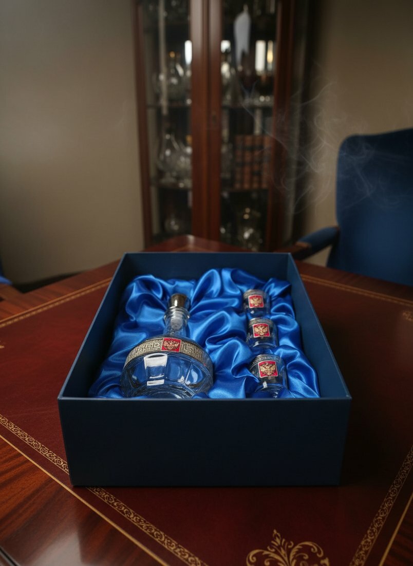 Набор для водки с графином Монарх