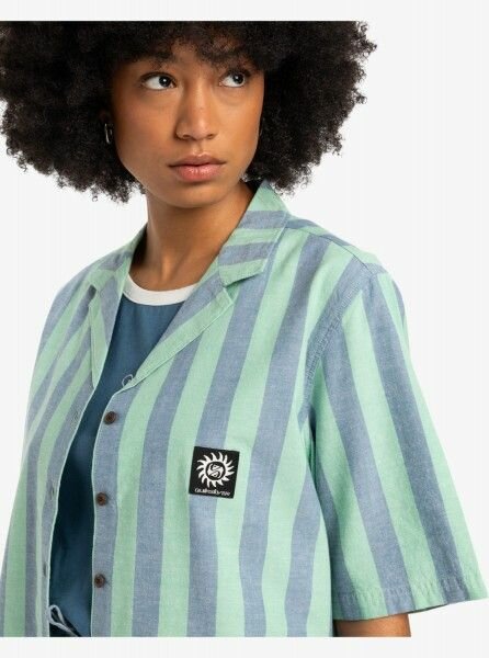 Рубашка Quiksilver Весна-лето 2024, размер XL, синий — фото 1