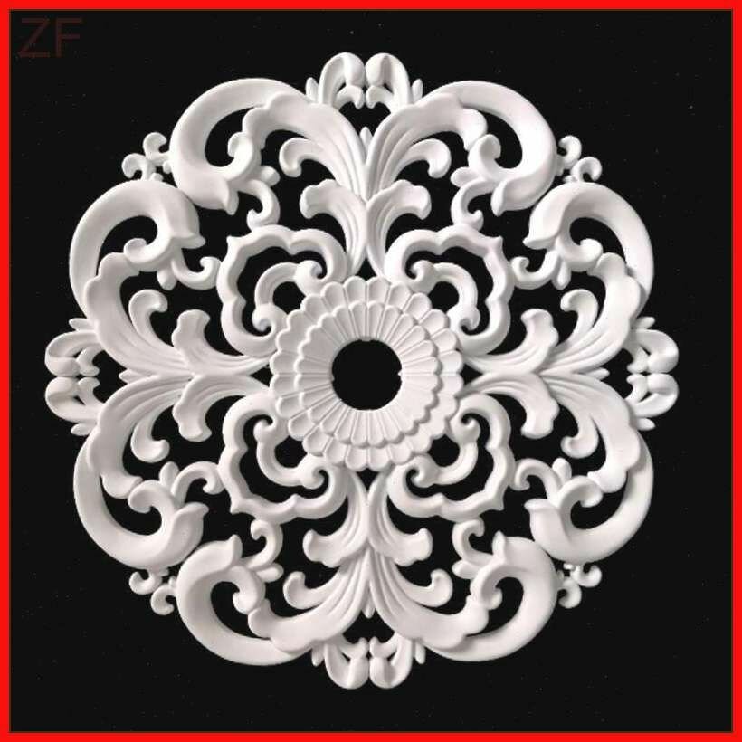 Розетка потолочная инжекционная под люстру/ Подходит для резных декораций на стенах/мебели