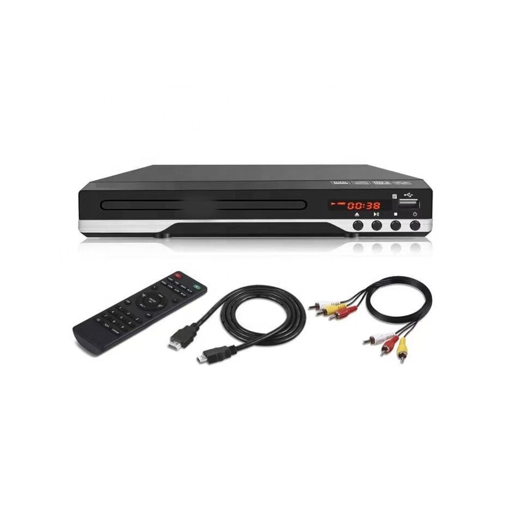 Портативный Домашний Проигрыватель Дисков VCD Disc Media Player Machine с Удаленным USB