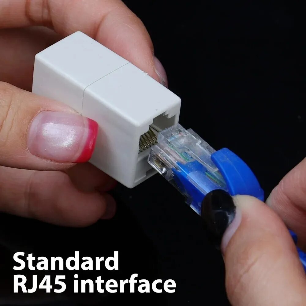 RJ45 Ethernet соединитель CAT 5 5E 6a, 10 шт. — фото 1