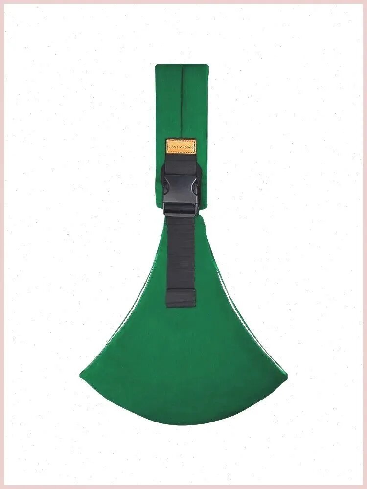 Слинг для новорожденных, эргономичный май-слинг, цвет зеленый, для прогулок и дома