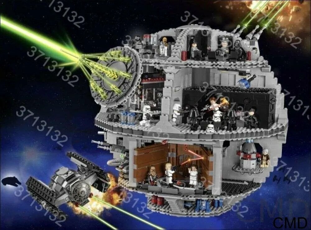 Конструктор STAR WARS Т2119 "Звездные войны. Звезда Смерти" 4126 деталей (Лего совместимый)