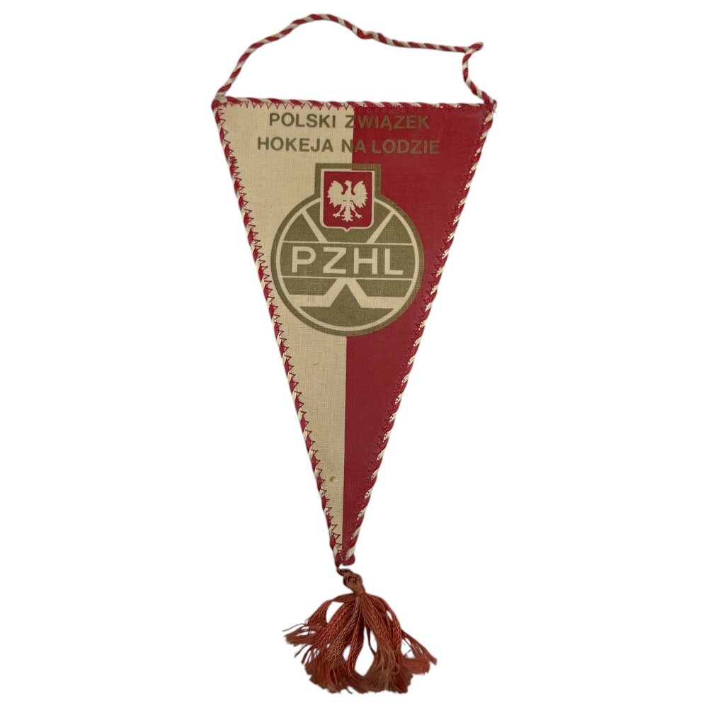 Вымпел "Польская Хоккейная ассоциация" Польша 1981-1990 гг.