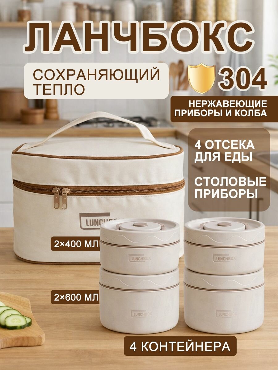 MAY DARYEE Контейнер пищевой "OUW2342", 2080 мл, 4 шт-ROMIKY