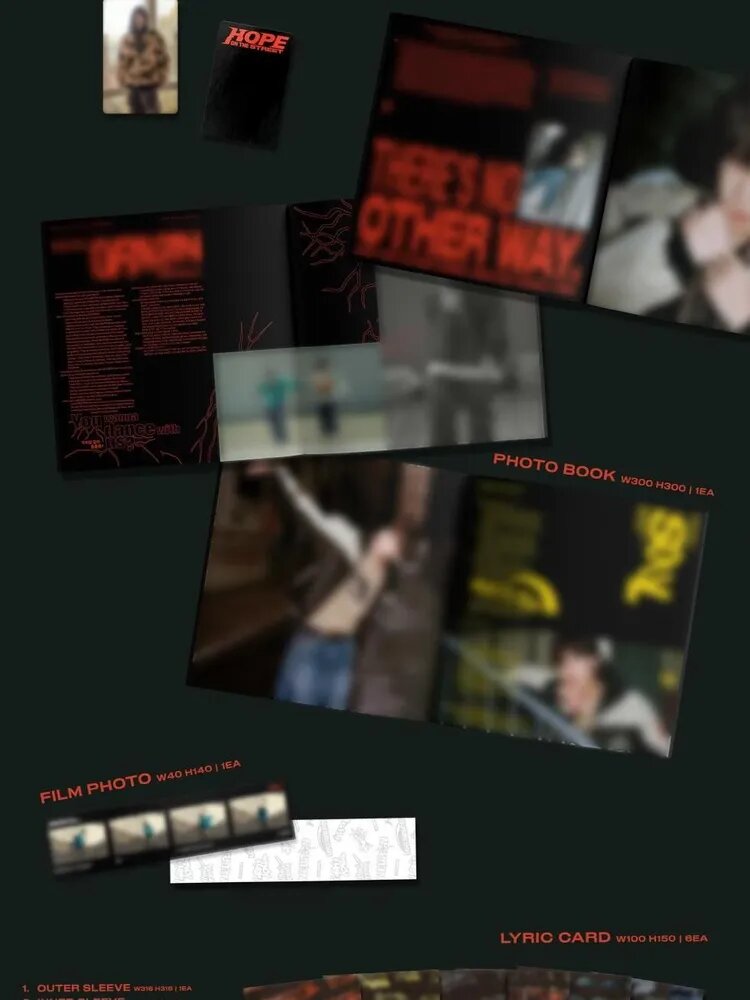 J-Hope Hope on the street Vol.1 музыкальный альбом виниловый диск — фото 1