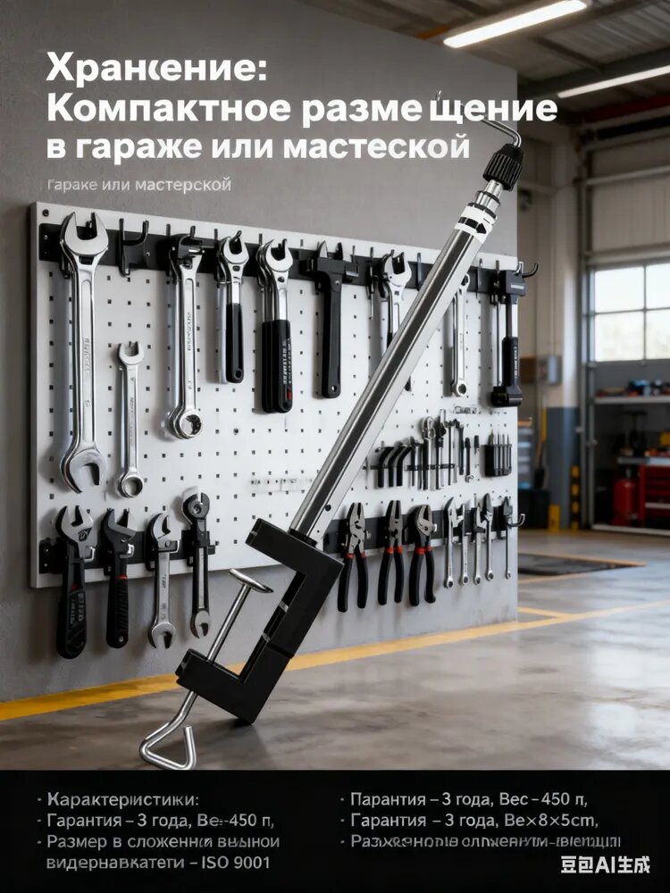 Кронштейн для вращающейся шлифовальной машины с гибким валом зажимного типа, стойка для крючков верстака