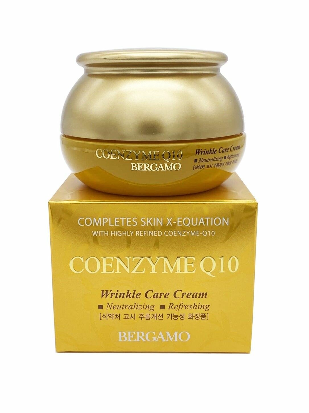 Bergamo Крем для лица омолаживающий с коэнзимом/ Coenzyme Q10 Cream, корея, 50 г