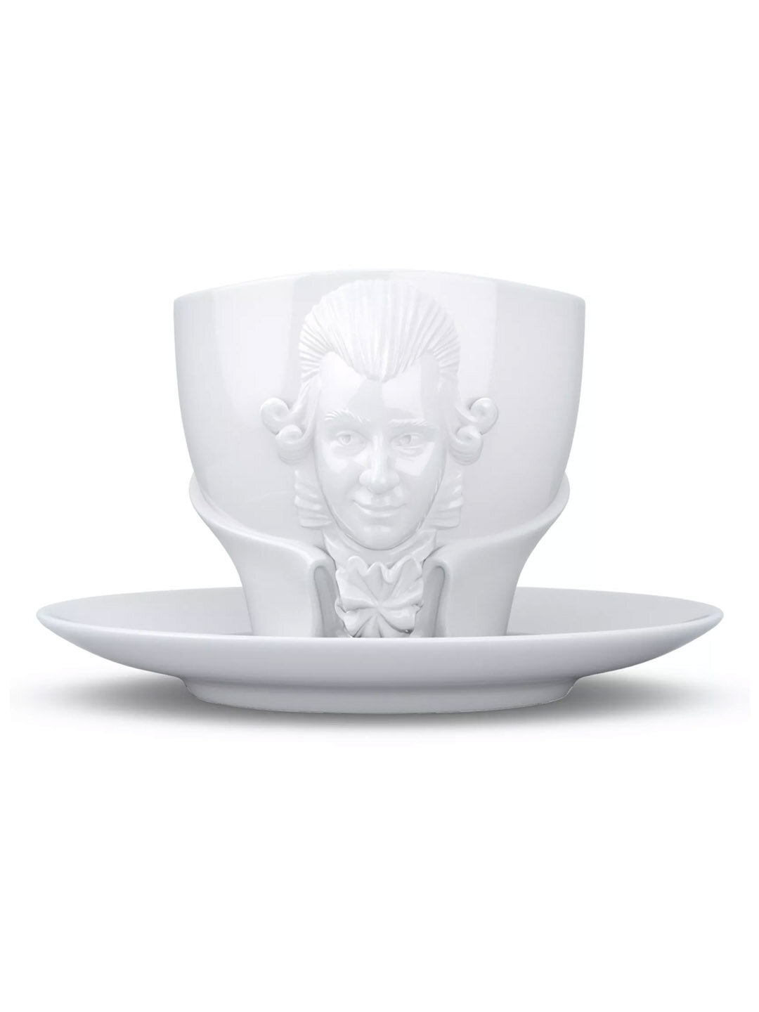 Чайная пара Tassen Talent Wolfgang Amadeus Mozart 260 мл, фарфор, белый