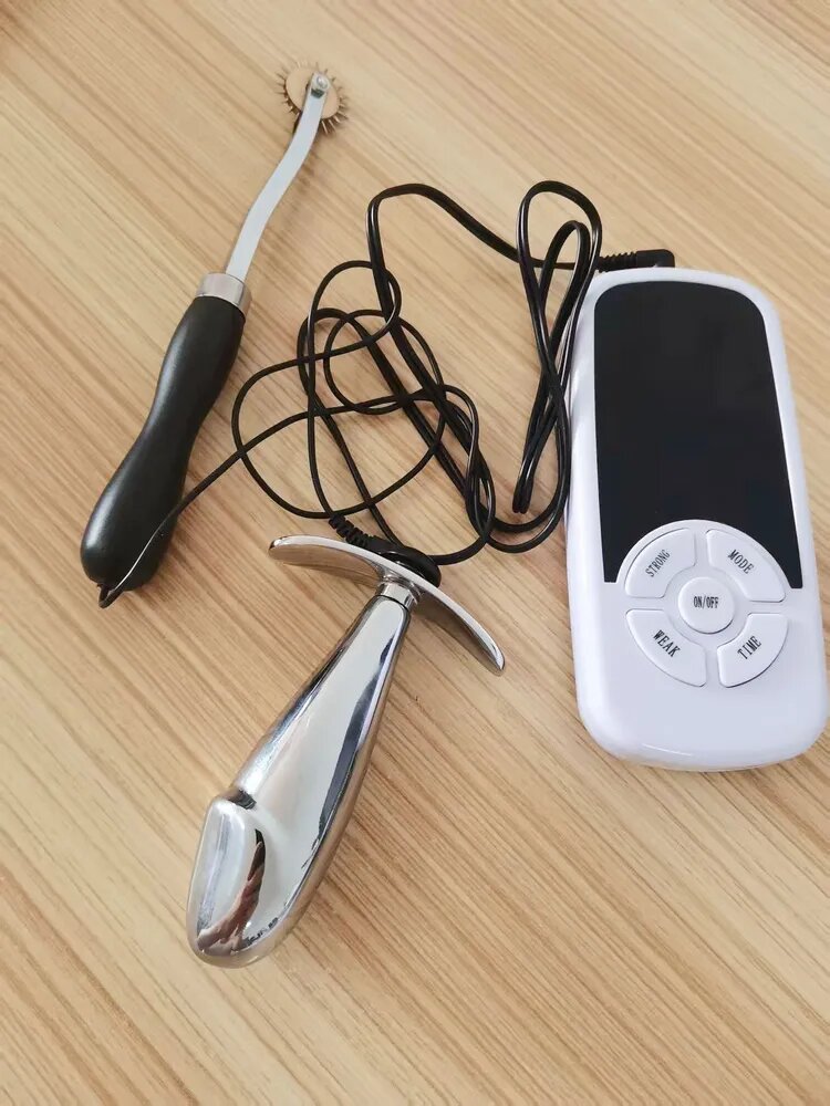 Колесо Вартенберга игольчатый стимулятор БДСМ Металл Электрошок Анальная пробка