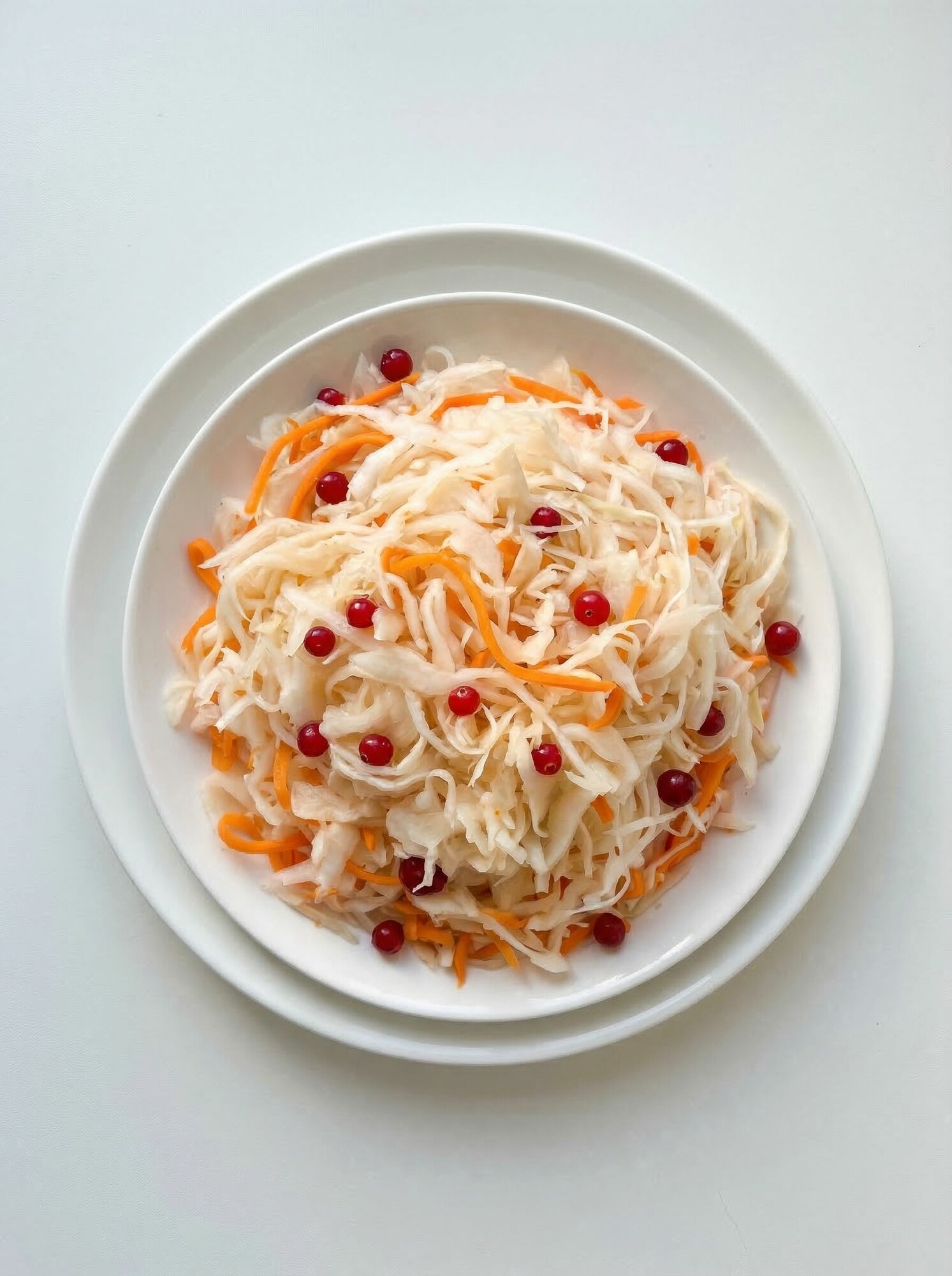 Капуста квашеная с клюквой и морковью, 650 гр