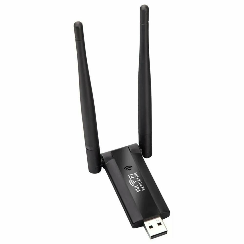 USB усилитель Wi-Fi, беспроводной расширитель сигнала, роутер, точка доступа 300 Мбит/с