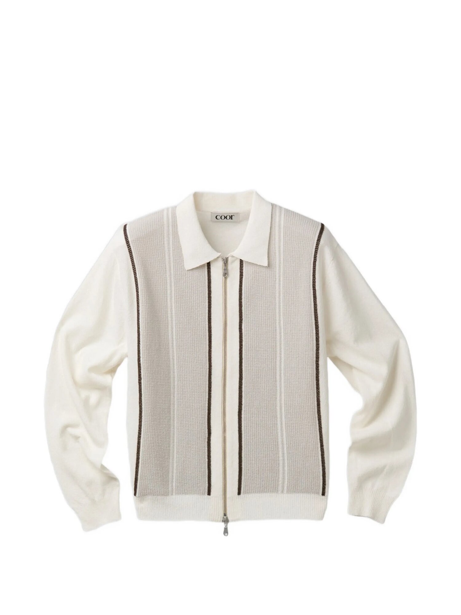 Свитер Striped zip-up sweater