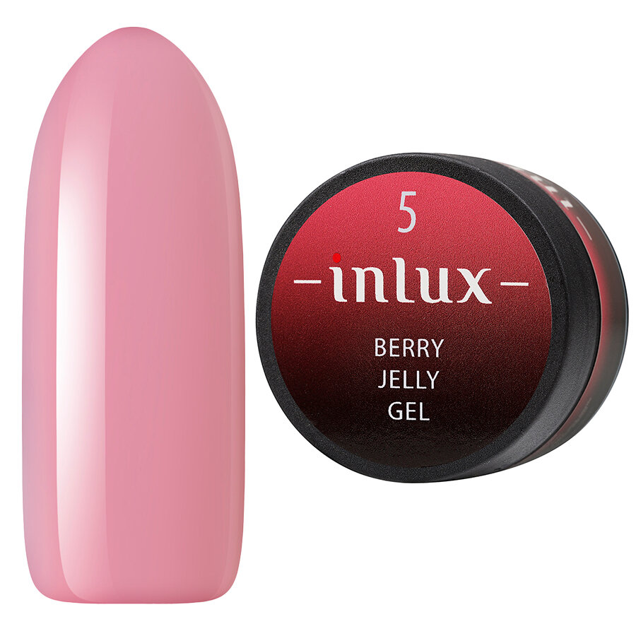 INLUX, Гель Berry Jelly gel № 5, 15 мл