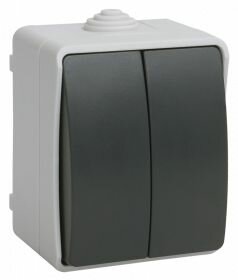 Выключатель открытой проводки10А IP54 ВС20-2-0-ФСр