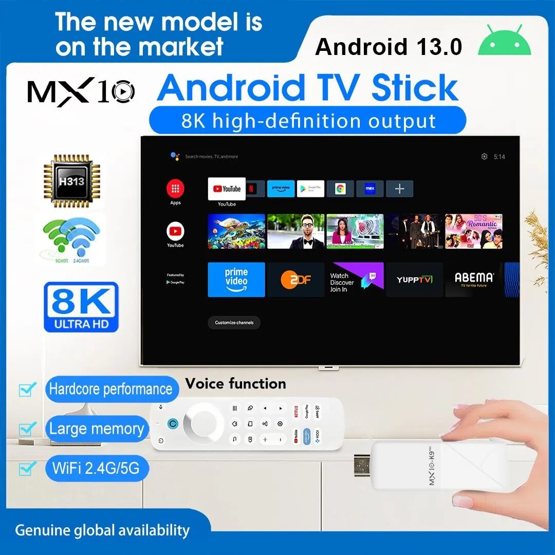 OFBY Android 13 TV Stick MX10 K9PRO — фото 1