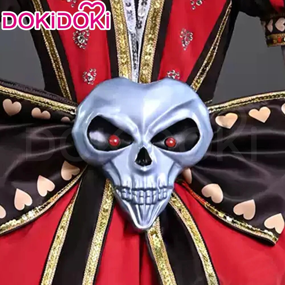 Косплей Алиса Madness Returns DokiDoki-R, красный, Skull Only