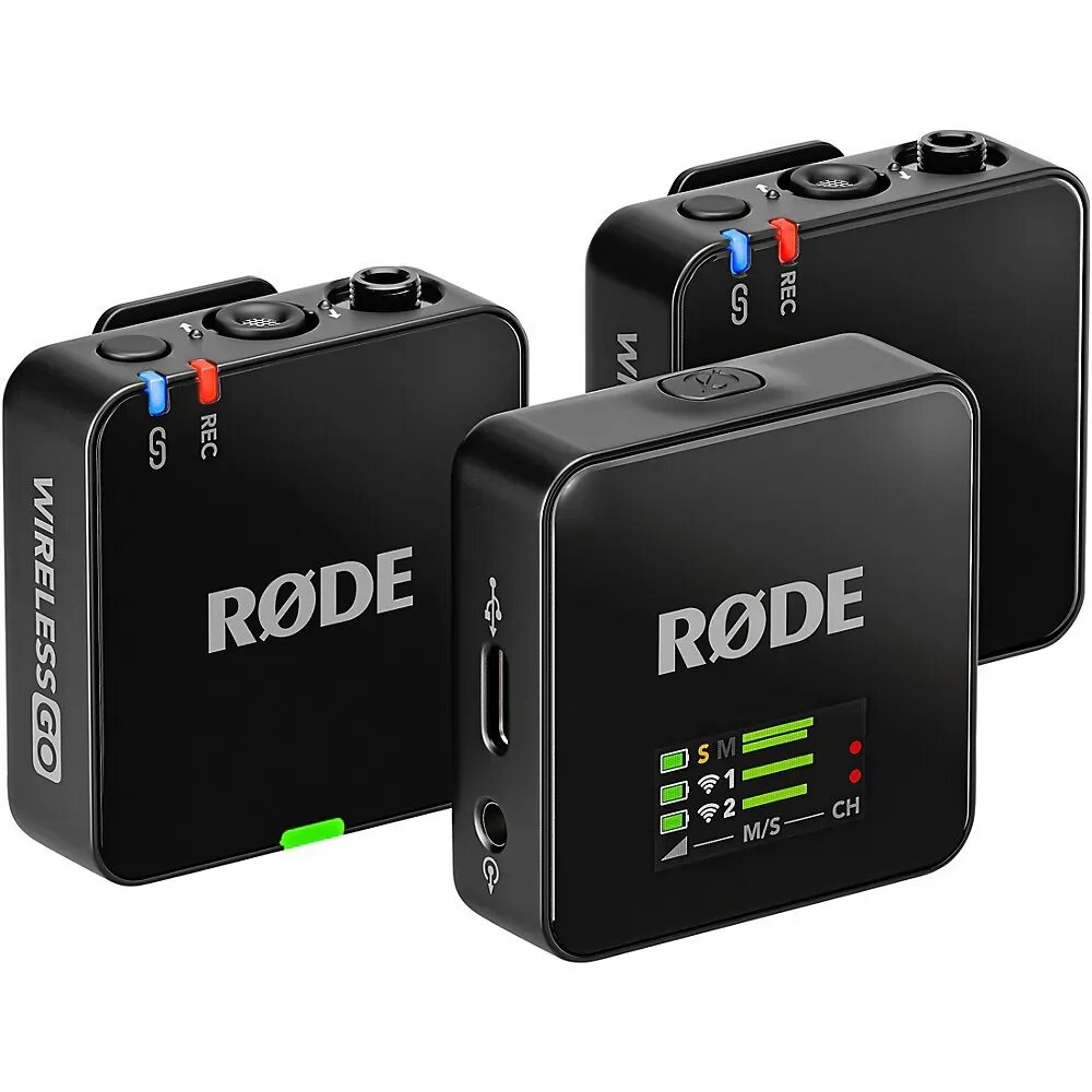 Петличная беспроводная микрофонная система Rode Wireless GO III Black