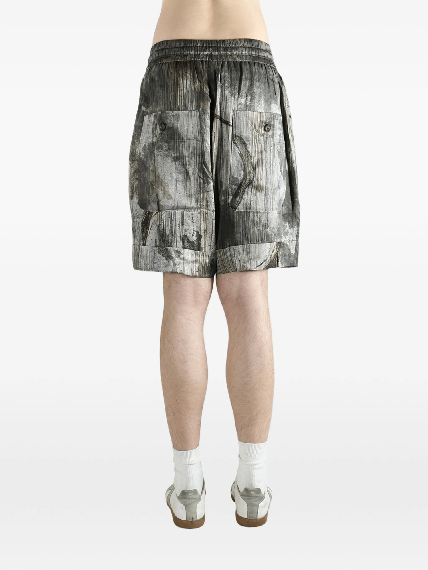 Шорты Ziggy Chen Drawstring print shorts, размер 48 — фото 1