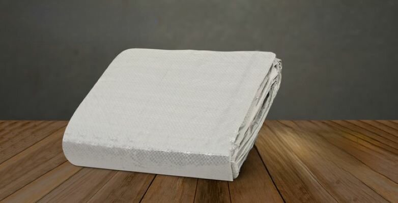 Тент защитный Sima-Land 8х6 м, плотность 60 г/м2, УФ, люверсы шаг 1 м, тарпаулин, серый