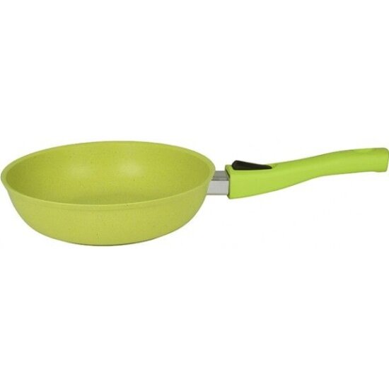 Сковорода Kukmara "Trendy style" (lime) 22см, со съемной ручкой (221tsl)