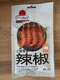Закуска, натуральный перекус, снек CHINAMI - паприка, 52г.