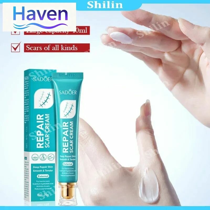 Крем-гель от шрамов, рубцов, растяжек, травм и пигментации, мазь от следов прыщей для лица и тела