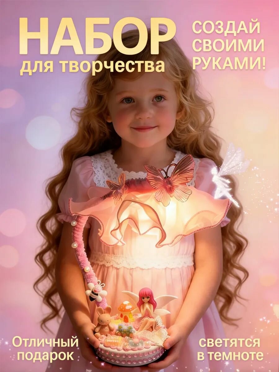 Набор для творчества, поделок и лепки для девочек. Набор для творчества, поделок и лепки для девочек