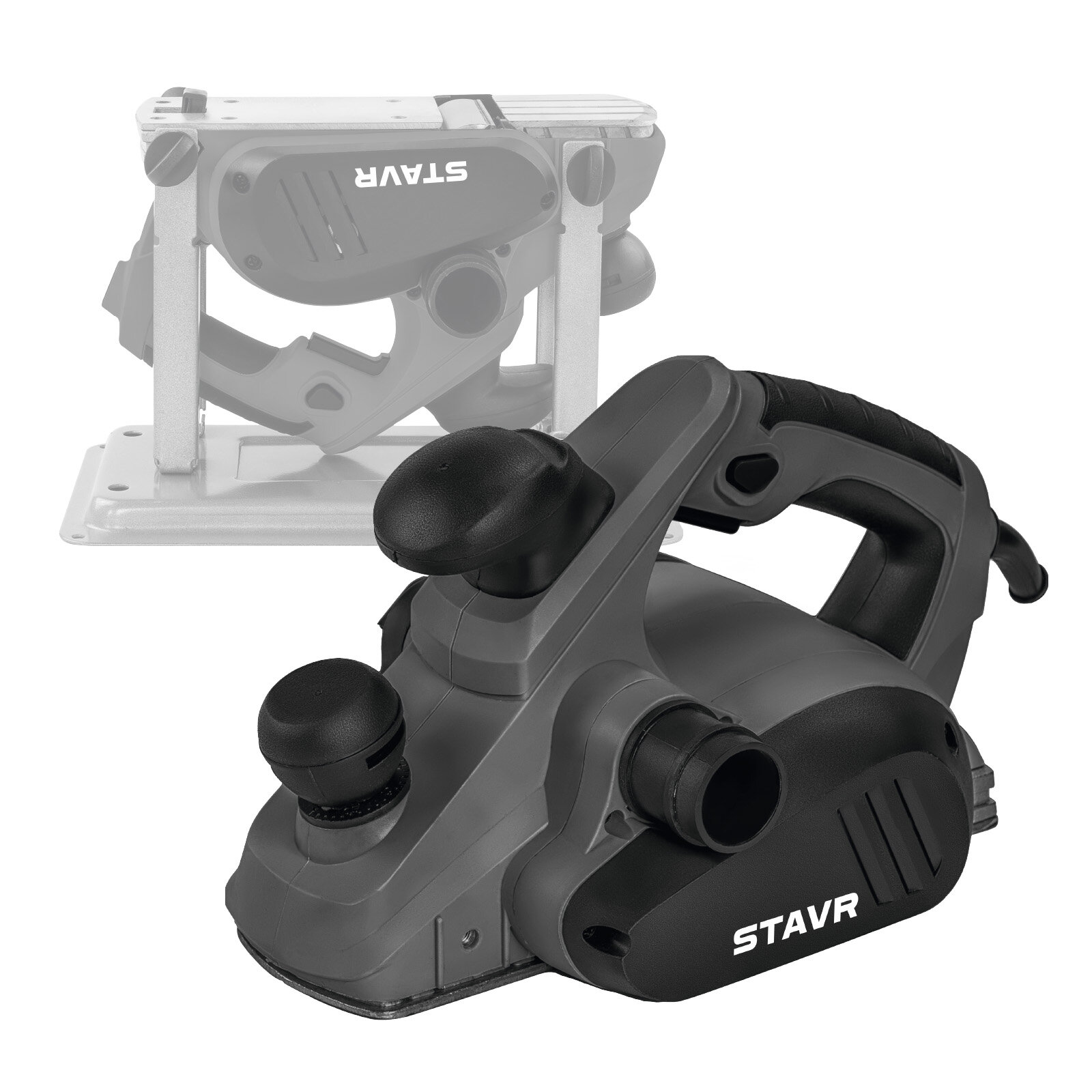 Рубанок 82мм со станиной, глубина 3мм, 950Вт, STAVR SEP 950-82-3ST