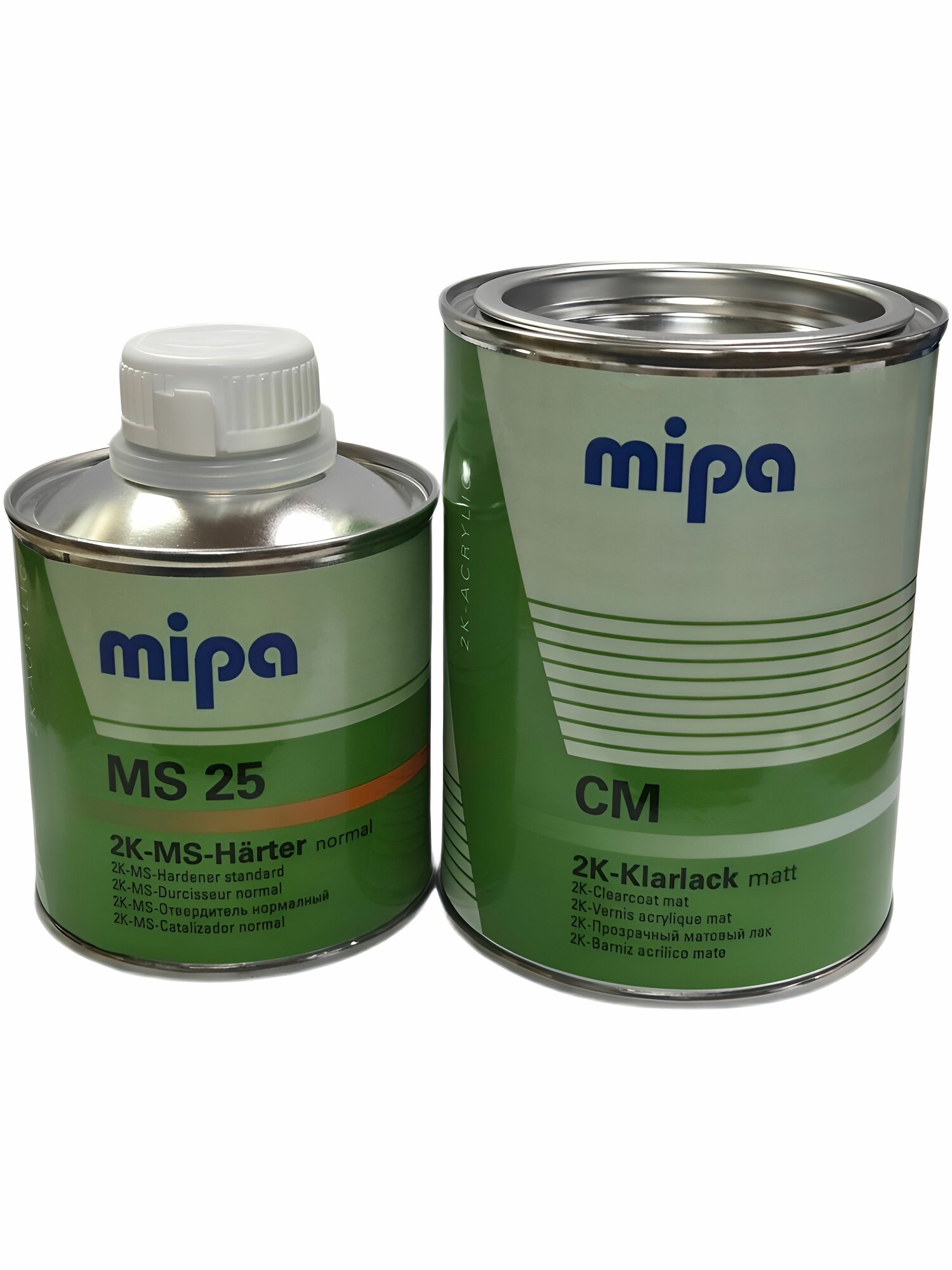 Лак матовый CM Mipa 500мл + 250 мл отвердителя MS25