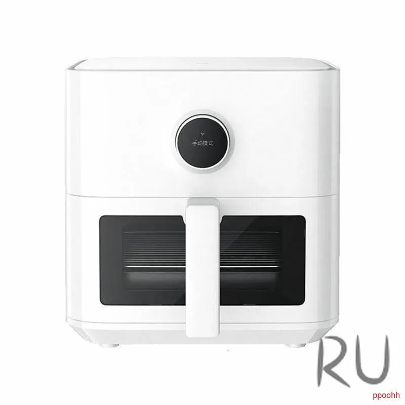 Аэрогриль Mijia MAF15 Smart Air Fryer 5.5L белый для дома, с таймером и поддержанием тепла