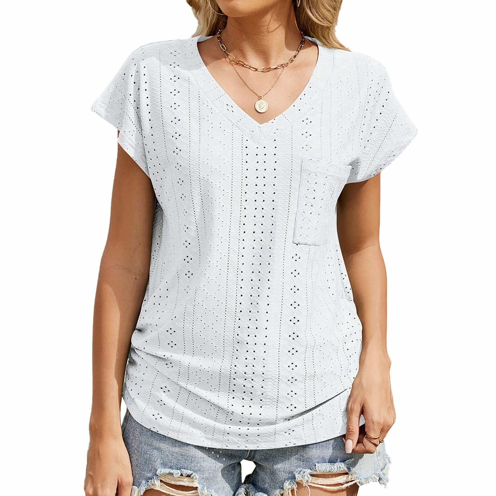 (Цельнокроеное) Новая женская однотонная сумка с круглым вырезом и коротким рукавом-футляром