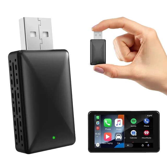 Совершенно новый универсальный интеллектуальный адаптер CarPlay и Android Auto, а также беспроводной адаптер для быстрого подключения по Wi-Fi 5G, совместим с автомобилями Audi, Volkswagen, Hyundai, Jeep, Mercedes-Benz и другими моделями.