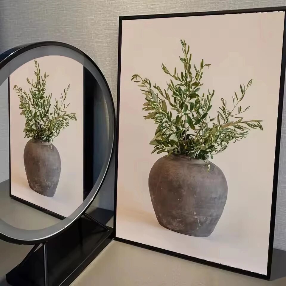Картина с оливковым деревом в горшке, 50x70см, CJ54509